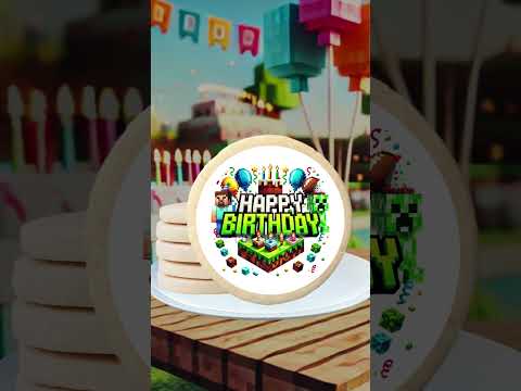 Dig Into Fun Minecrafter Birthday - 8 Digital Images / Clipart PNGs