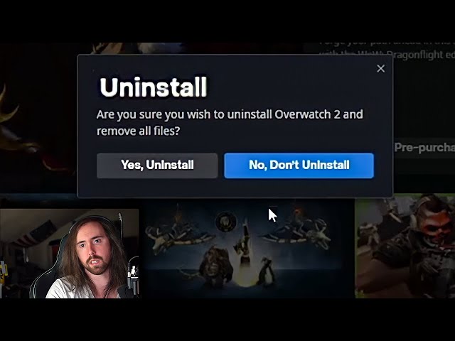 "It’s literal f***ing garbage!" - Asmongold rage uninstalls Overwatch 2 ...