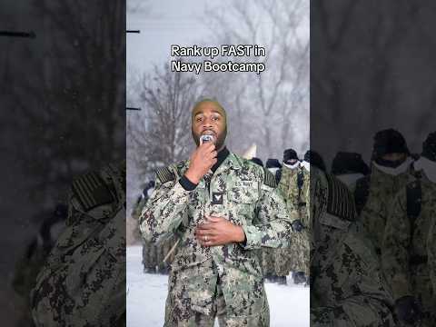 How to Rank Up FAST in Navy Boot Camp / FULL VIDEO ON YOUTUBE #military #navy #basictraining #bmt