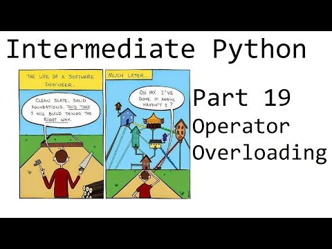 Learn Operator overloading Intermediate Python Programming p 19 - Mind Luster