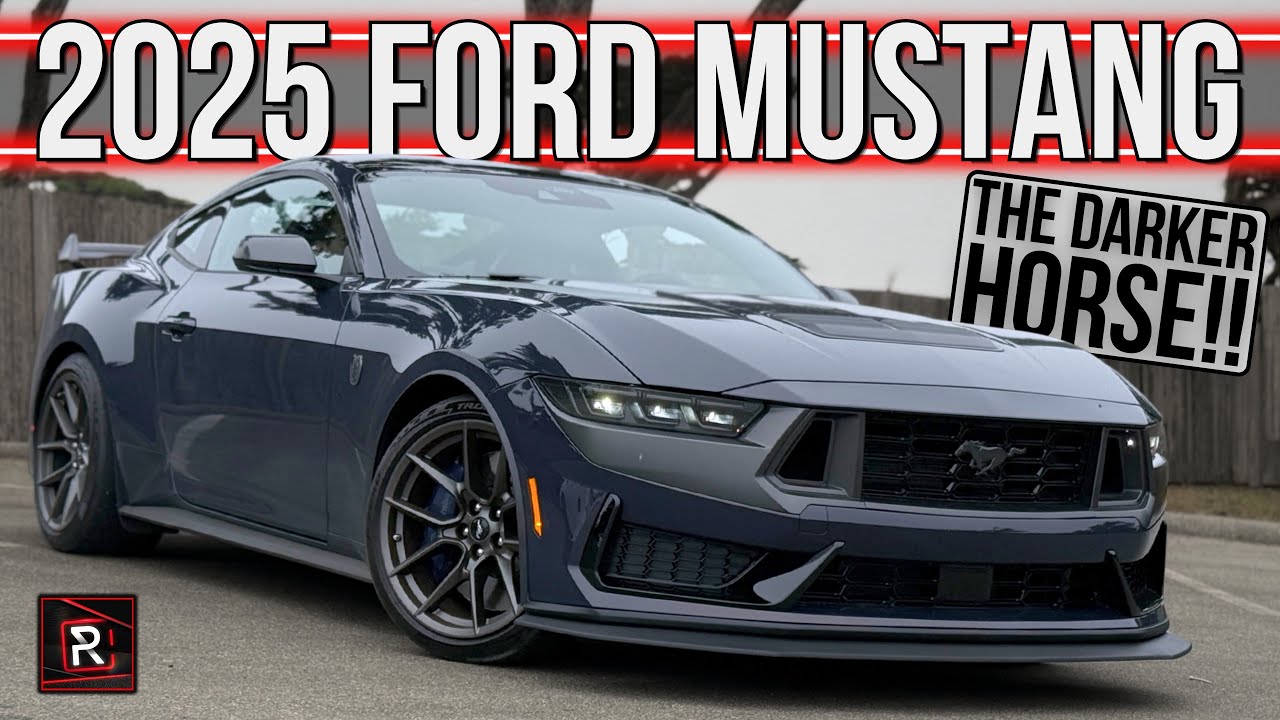 The 2025 Ford Mustang Dark Horse Is V8 Powered American Muscle Car With A Sinister Mission