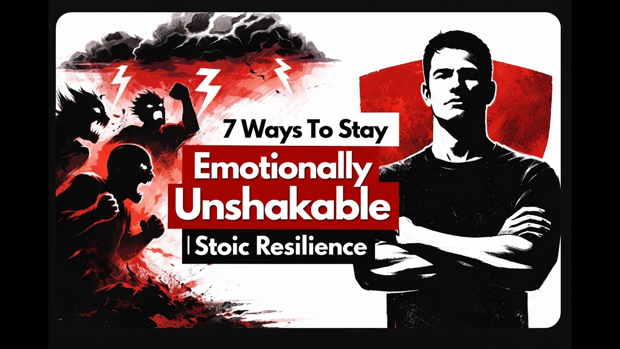7 Ways To Stay Emotionally Unshakable | Stoic Resilience