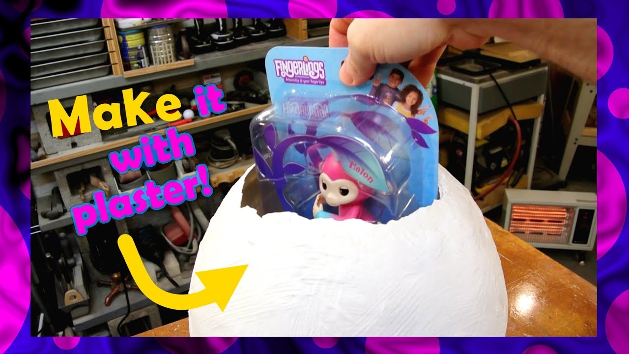 DIY Easter egg for presents: Plaster on a balloon- Easy!