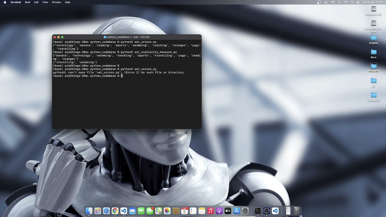 Python Programming 114 :  Intersection Of Two Sets