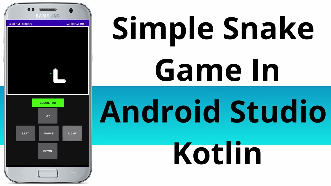 SNAKE GAME IN ANDROID STUDIO [ KOTLIN ] SOURCE CODE WITH STEP-BY-STEP GUIDE