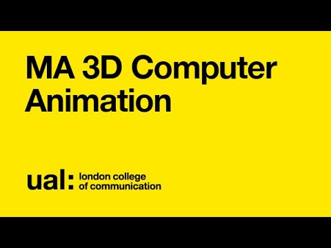 MA 3D Computer Animation Online Open Day