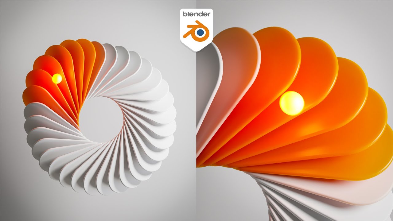 Make A Modern Abstract Loop w/ Proximity in Blender (Tutorial)