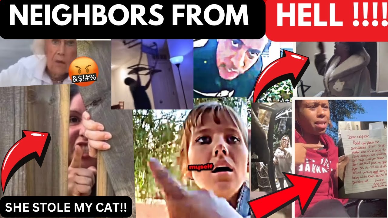 😱NEIGHBORS FROM HELL part 1 (1 hr compilation)
