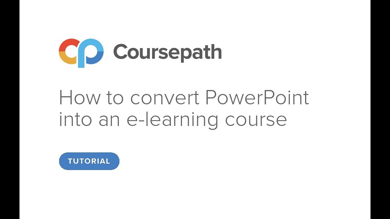 How to convert PowerPoint into an e-learning course
