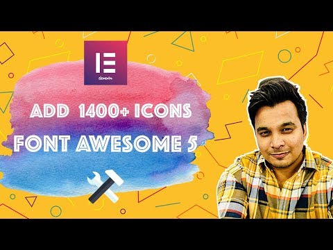 [OLD METHOD]Elementor font awesome 5 tutorial: Get 1400+ icons for free and more!