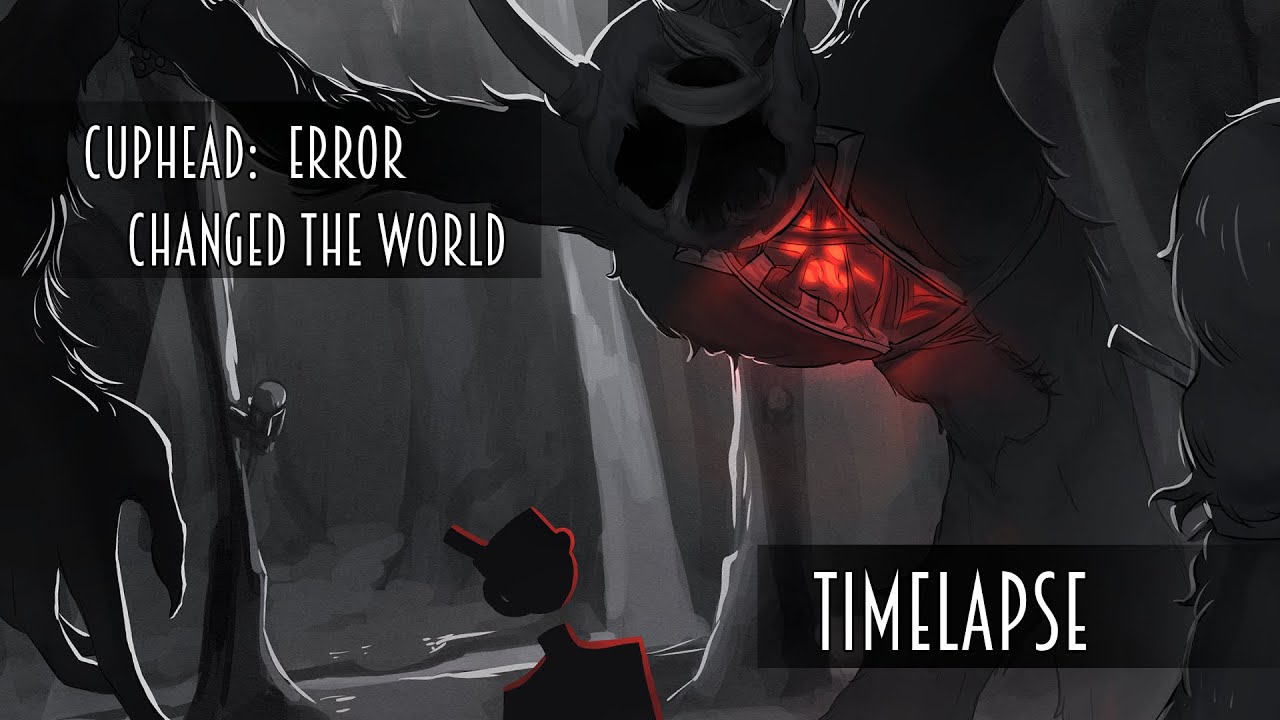 Concept art timelapse The Devil [ Cuphead AU ]