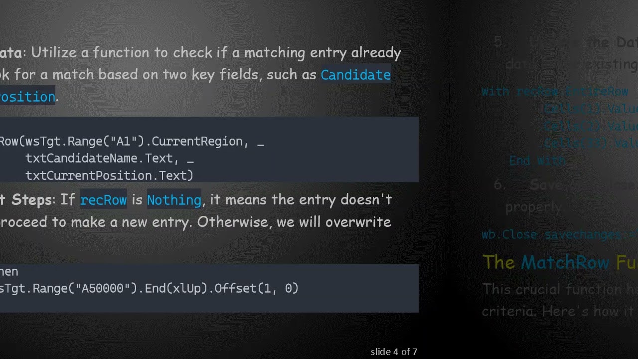How to Overwrite Existing Data in Excel VBA When Submitting a Userform