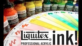 Liquitex Inks Colour Wheel Demo