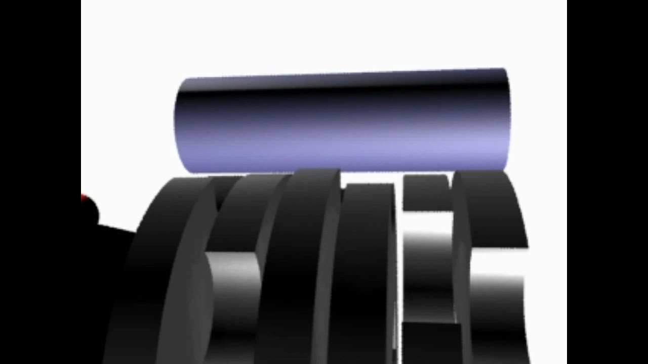 Disc detainer pick 3D animation
