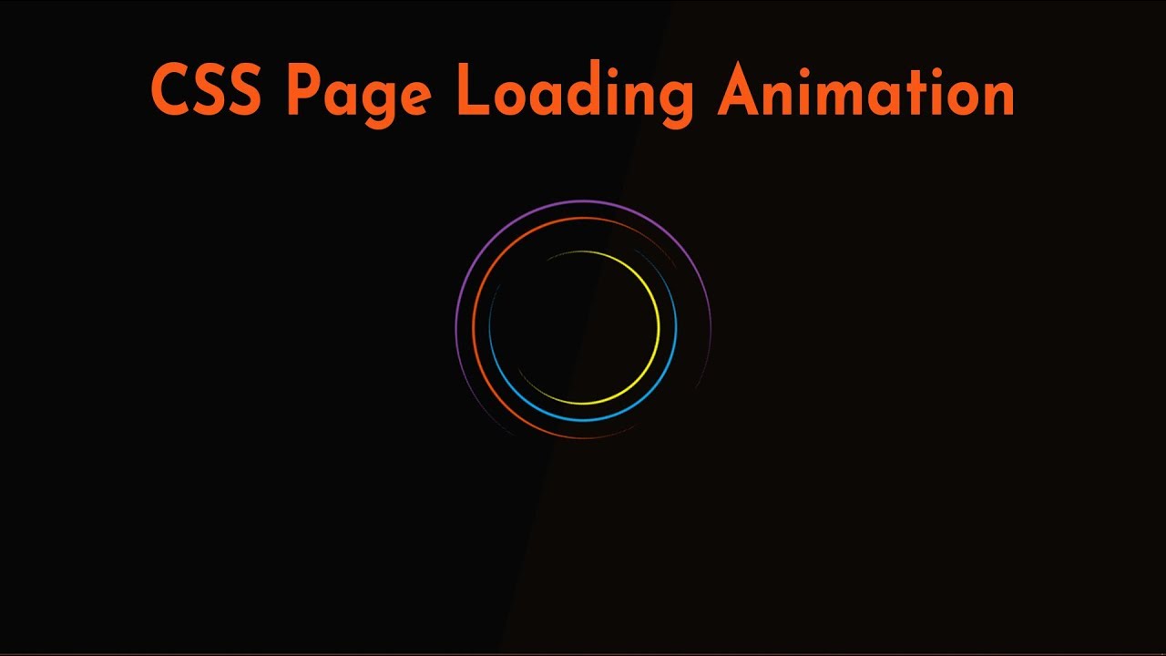 CSS Page Loading Animation | CSS Effect | CSS Tutorials