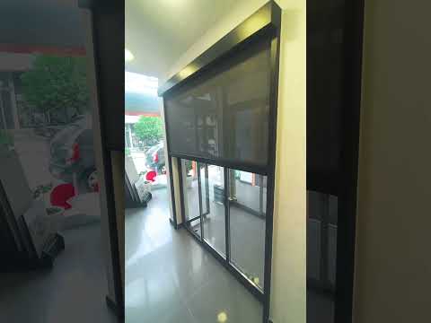 Katlanır cam balkon perdesi, Dış mekan perdesi, golgelendirme ve sineklik.
