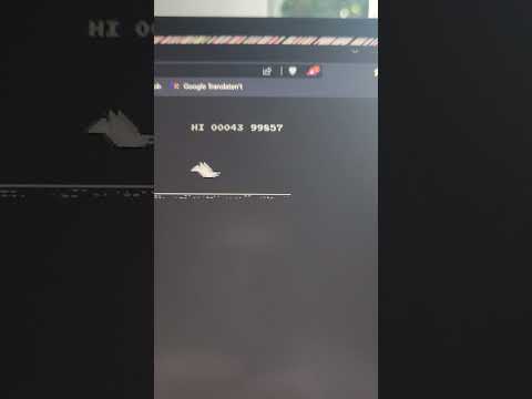 Chrome Dino Game Ending (?) | Okay, what actually happens past 99999?