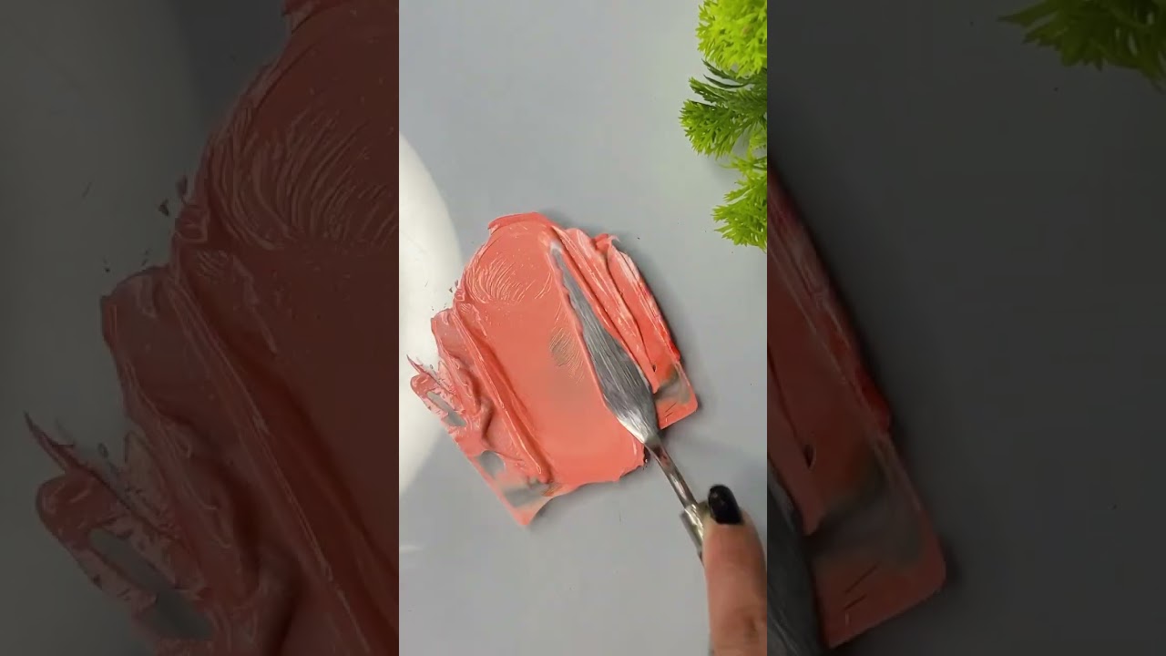 How to make Salmon Orange 🍣/Color Mixing #shorts #youtubeshorts #art #satisfying