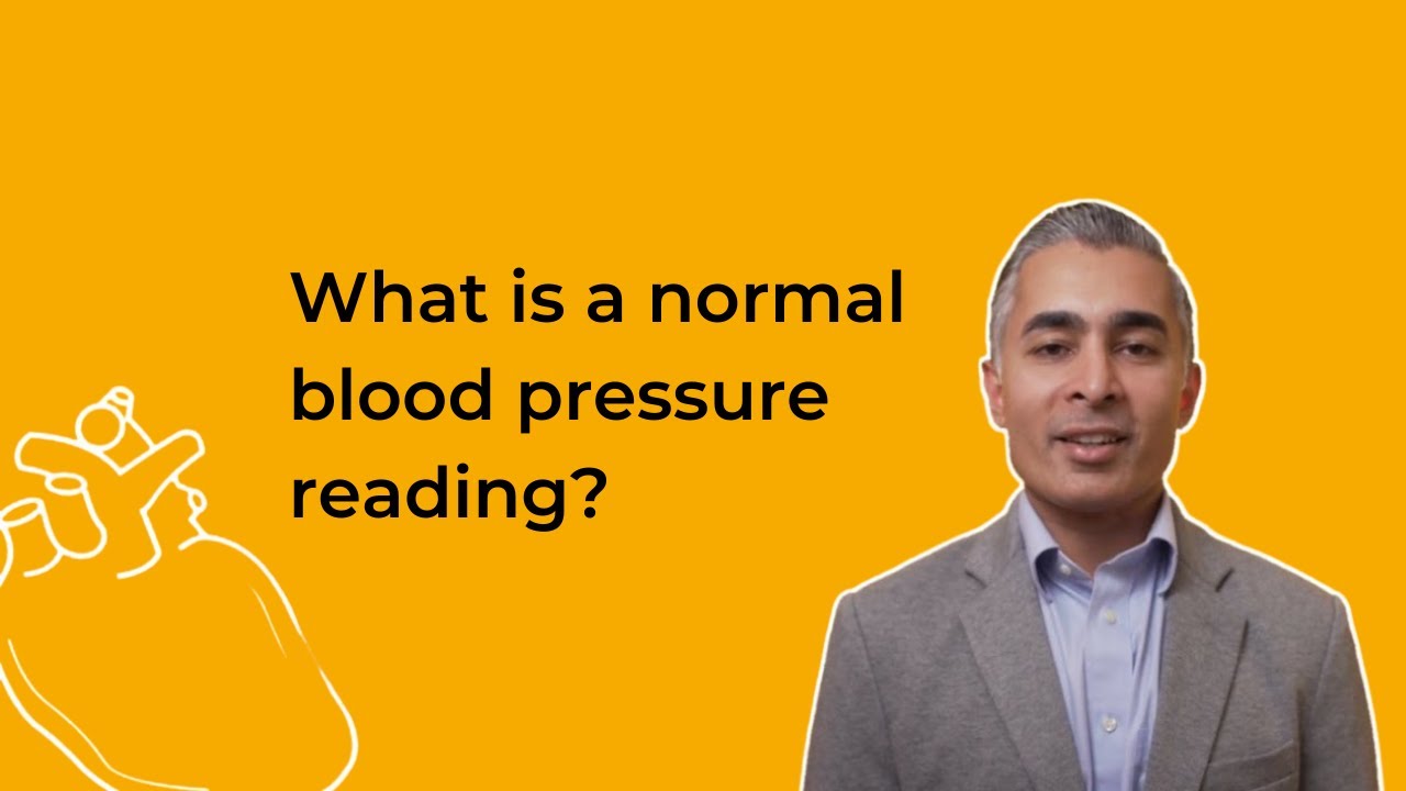 What is a normal blood pressure reading?