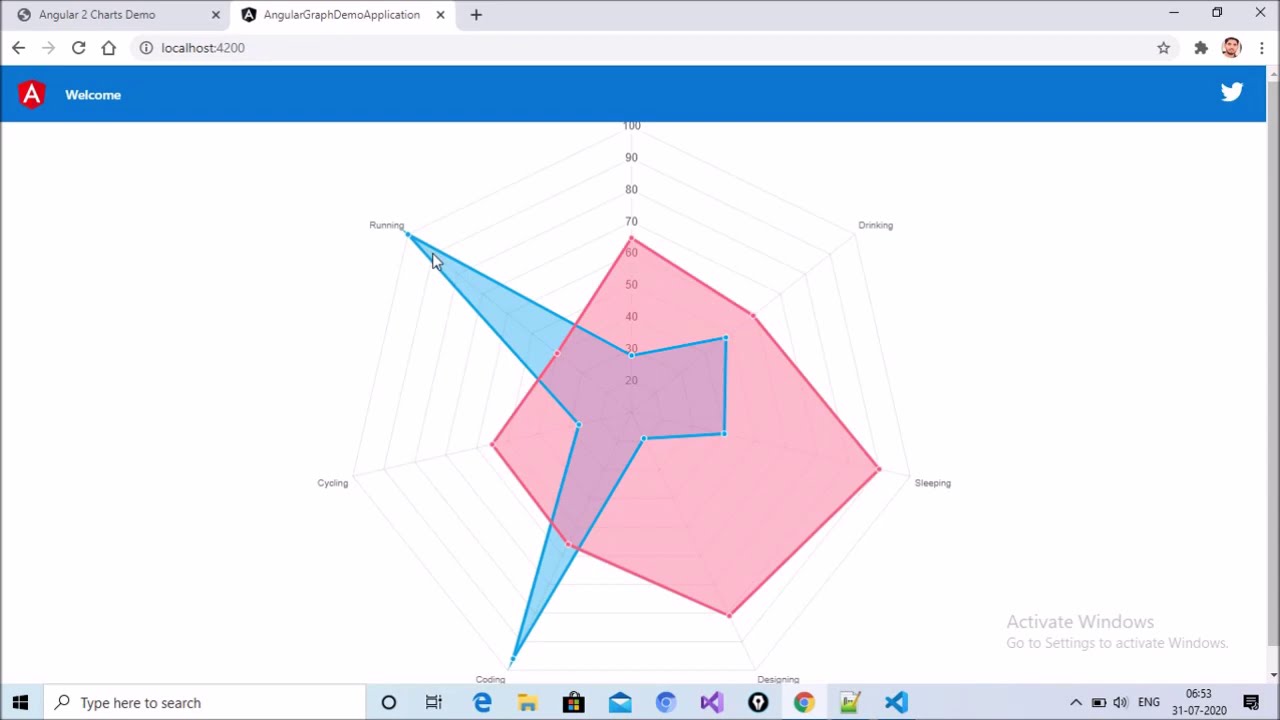Radar Chart Angular