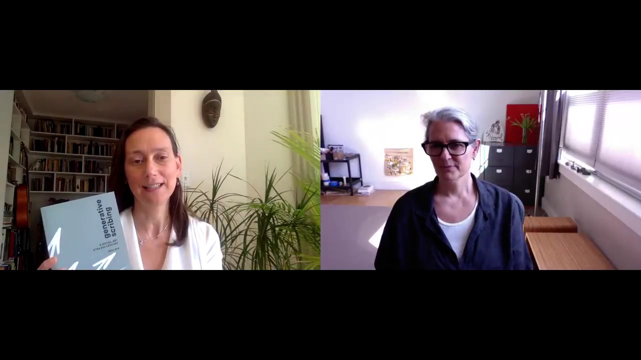 Nadia Colburn interviews Kelvy Bird about mindful art, how we see and Generative Scribing