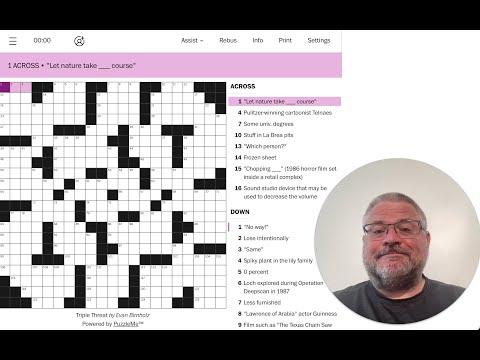 When the deep purple falls... Washington Post Sunday Crossword by Evan Birnholz