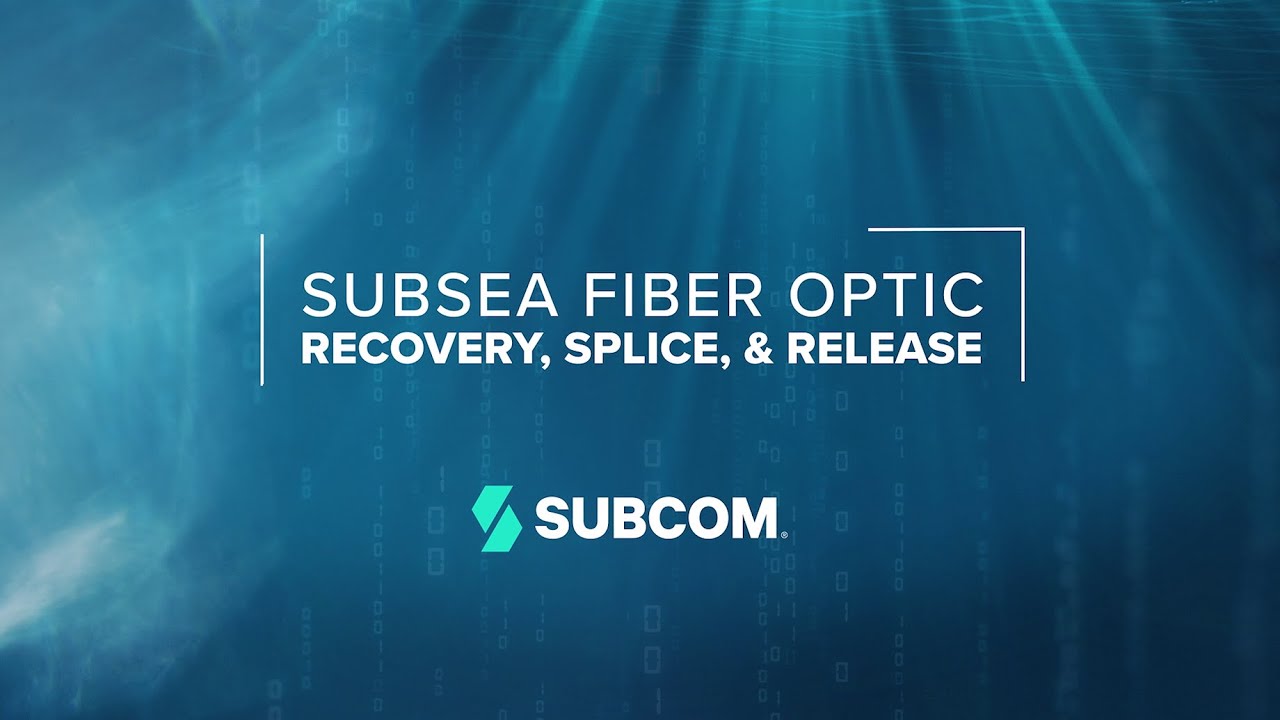SubCom - Subsea Fiber Optic Cable Recovery, Splice, & Release Animation
