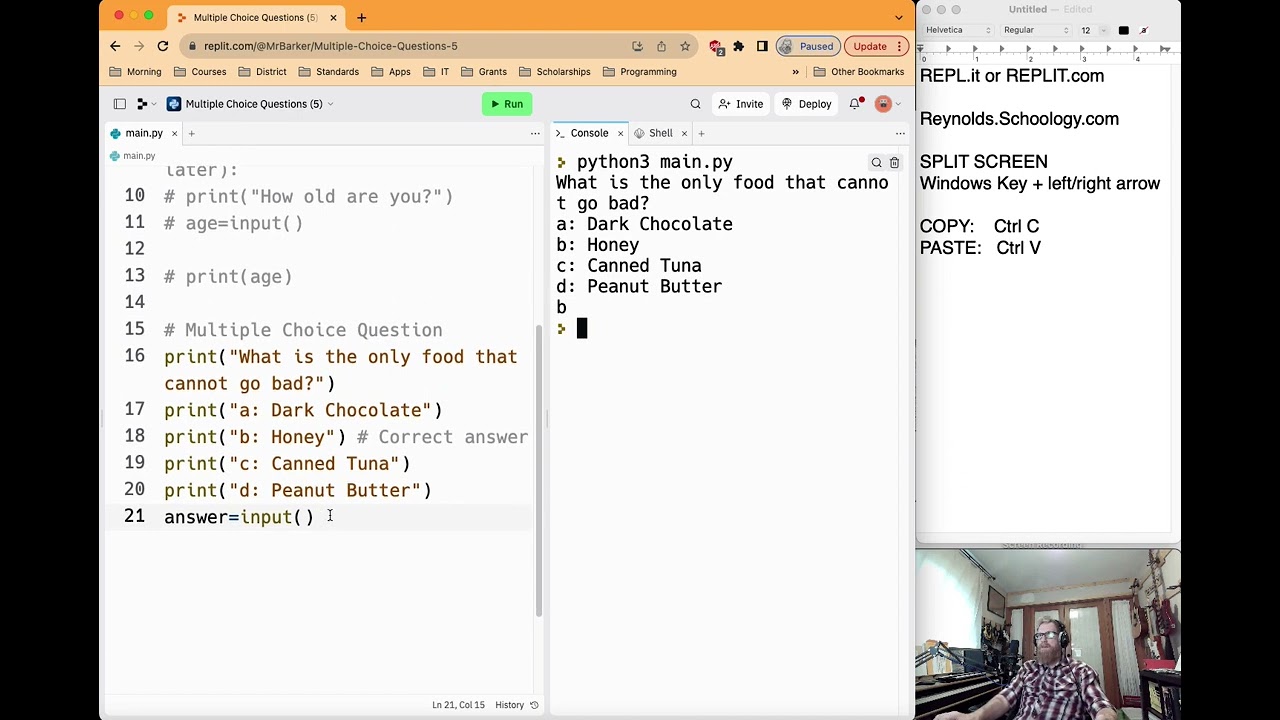 Python Multiple Choice Questions