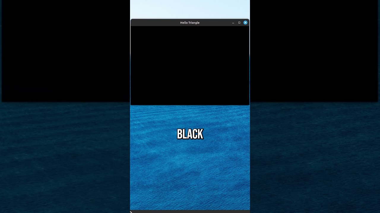The insane setup to render a triangle in opengl