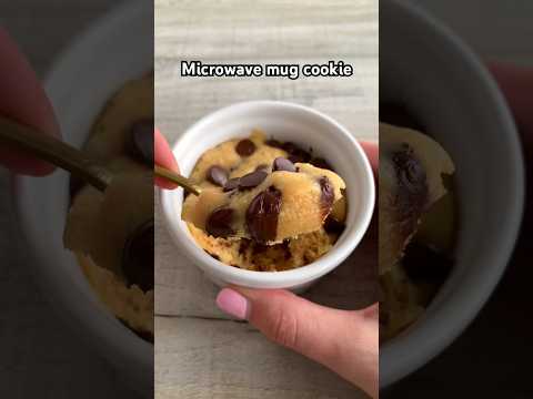 Worlds easiest microwave cookie #shorts