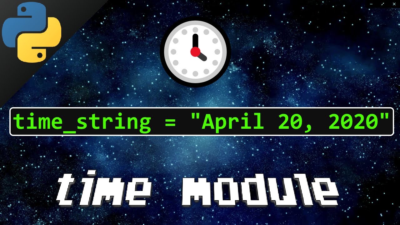 Python time module ⌚
