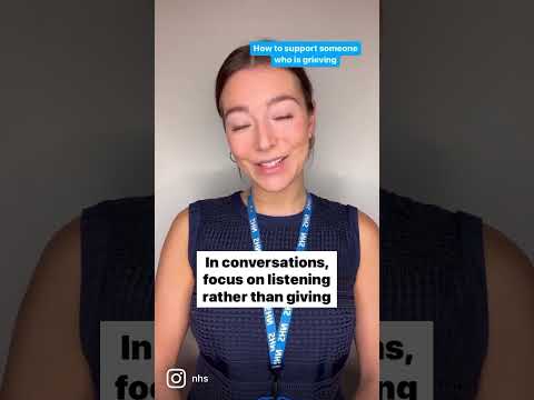 How to help someone with grief | @drstephanieslater NHS #shorts
