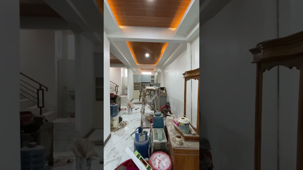 RENOVASI RUMAH 2 LANTAI #renovasirumah #shorts