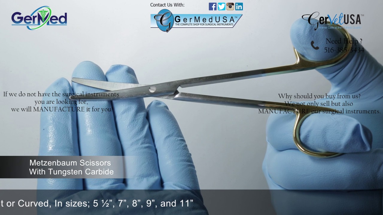 Metzenbaum Scissors-Tungsten Carbide