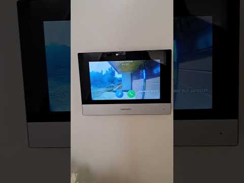 Hikvision Video Door Bell ds-kis603-p installed