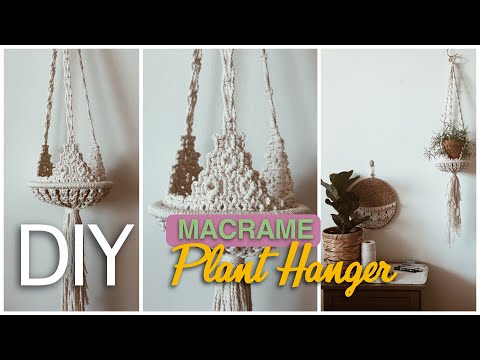 Tutorial Macrame VASE Plant Hanger