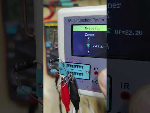 Maximal voltage Zener diode reading of the Multi-function Tester -TC1