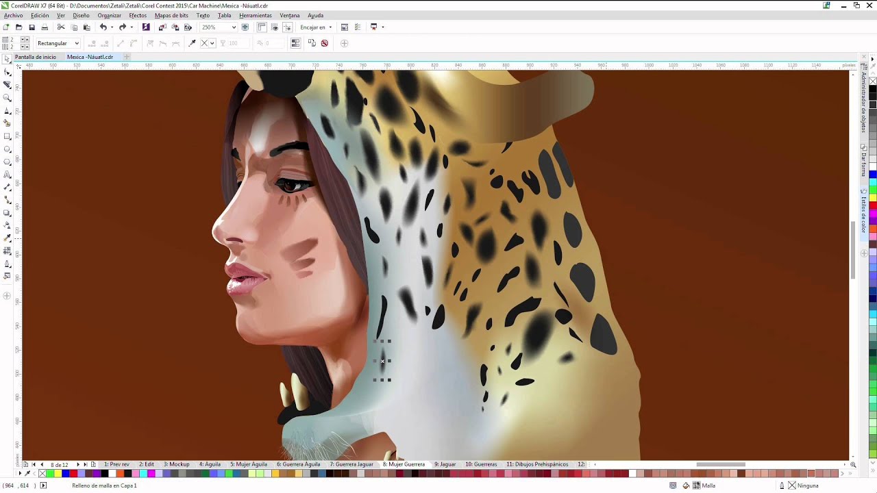 CorelDRAW Speed Drawing Video: Vehicle Wrap by Jesus Irvin Herrera Aquino