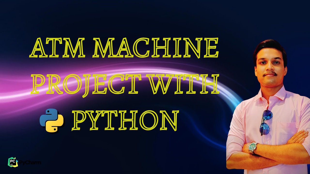 Basic level ATM machine project using python with source code. Python mini project.