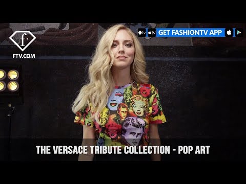 Versace features Chiara Ferragni in The Versace Tribute Collection with ...