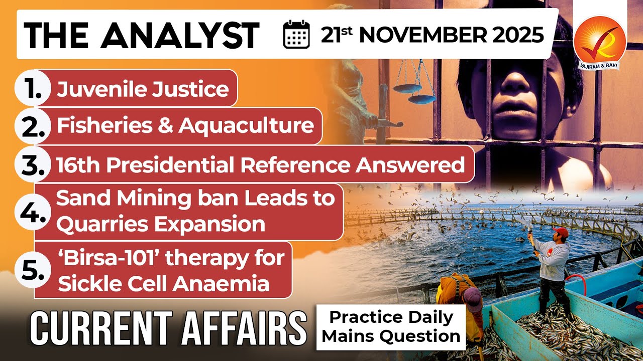 Current Affairs Today 21 Nov 2025 I UPSC Daily Current Affairs I The Hindu Analysis I The Analyst