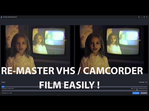 RE MASTER OR RESTORE VHS & CAMCORDER FILM EASILY