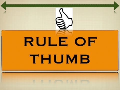 Business Valuation - Rule of Thumb Method