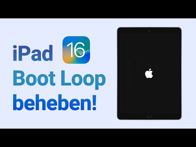 Wie man mit iPad in Boot Loop umgeht? Behandlungen