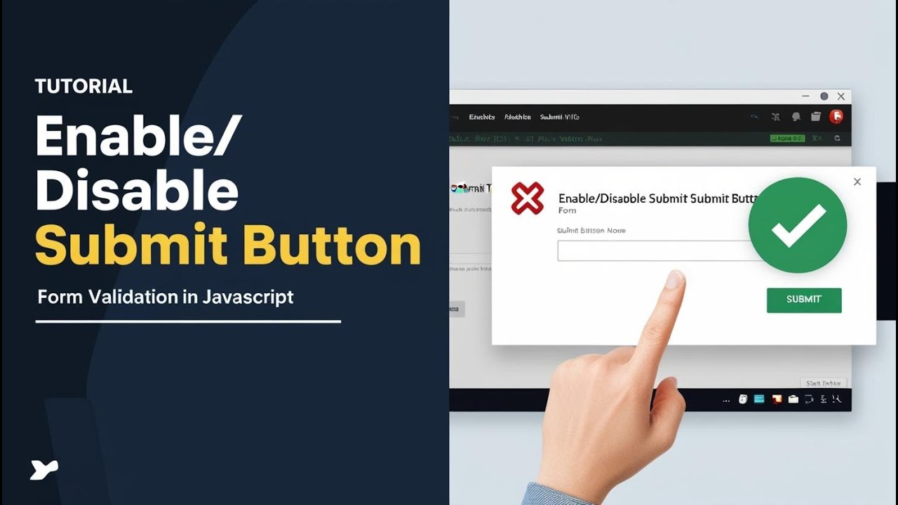 Enable/Disable JS Form Submit Button