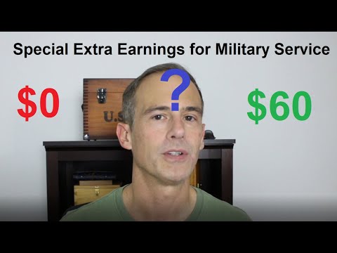 Special Extra Earnings for Military Service - Impact on Social Security with Examples