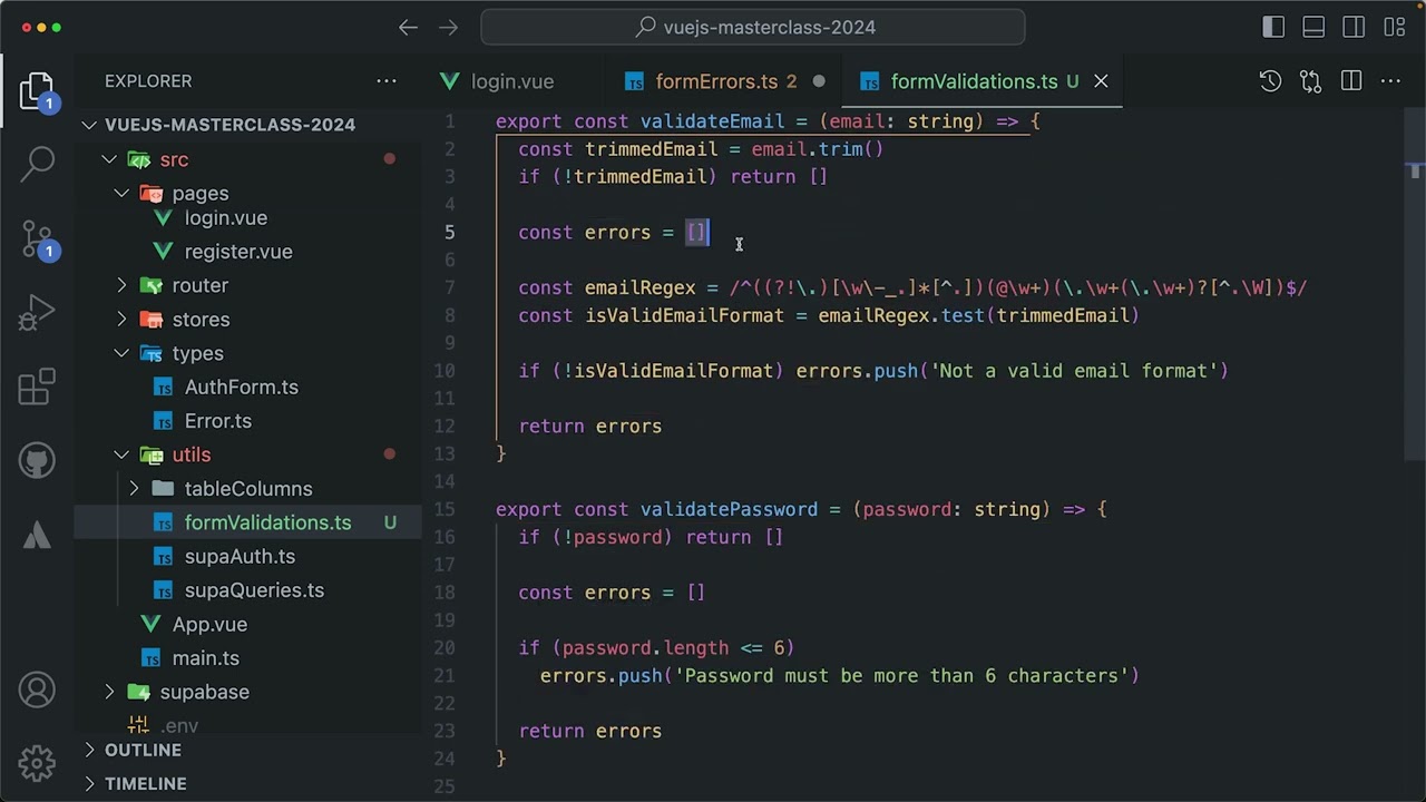 21 Implement Realtime Form Validation