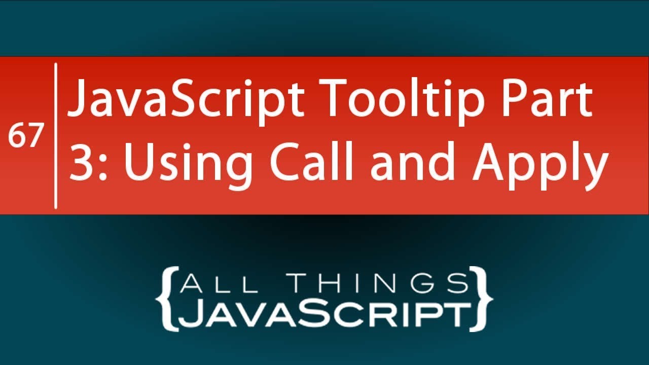 Creating a JavaScript Tooltip Part 3: Callback Issues