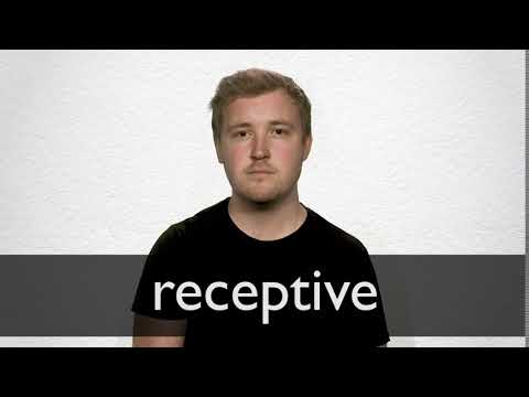 How to pronounce RECEPTIVE in British English