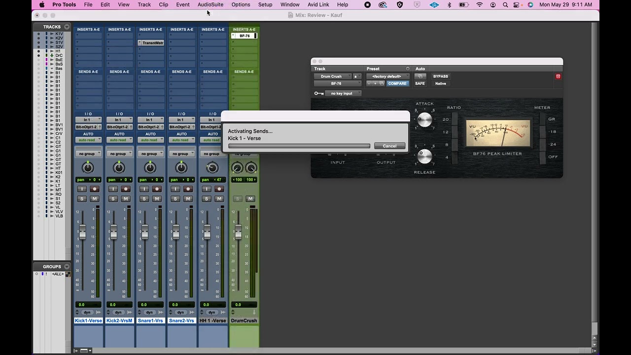 Pro Tools - Parallel Compression - Quick
